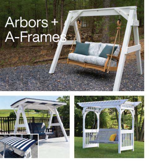 Swing Arbors and A-Frames for Sale in Dayton Cincinnati Ohio